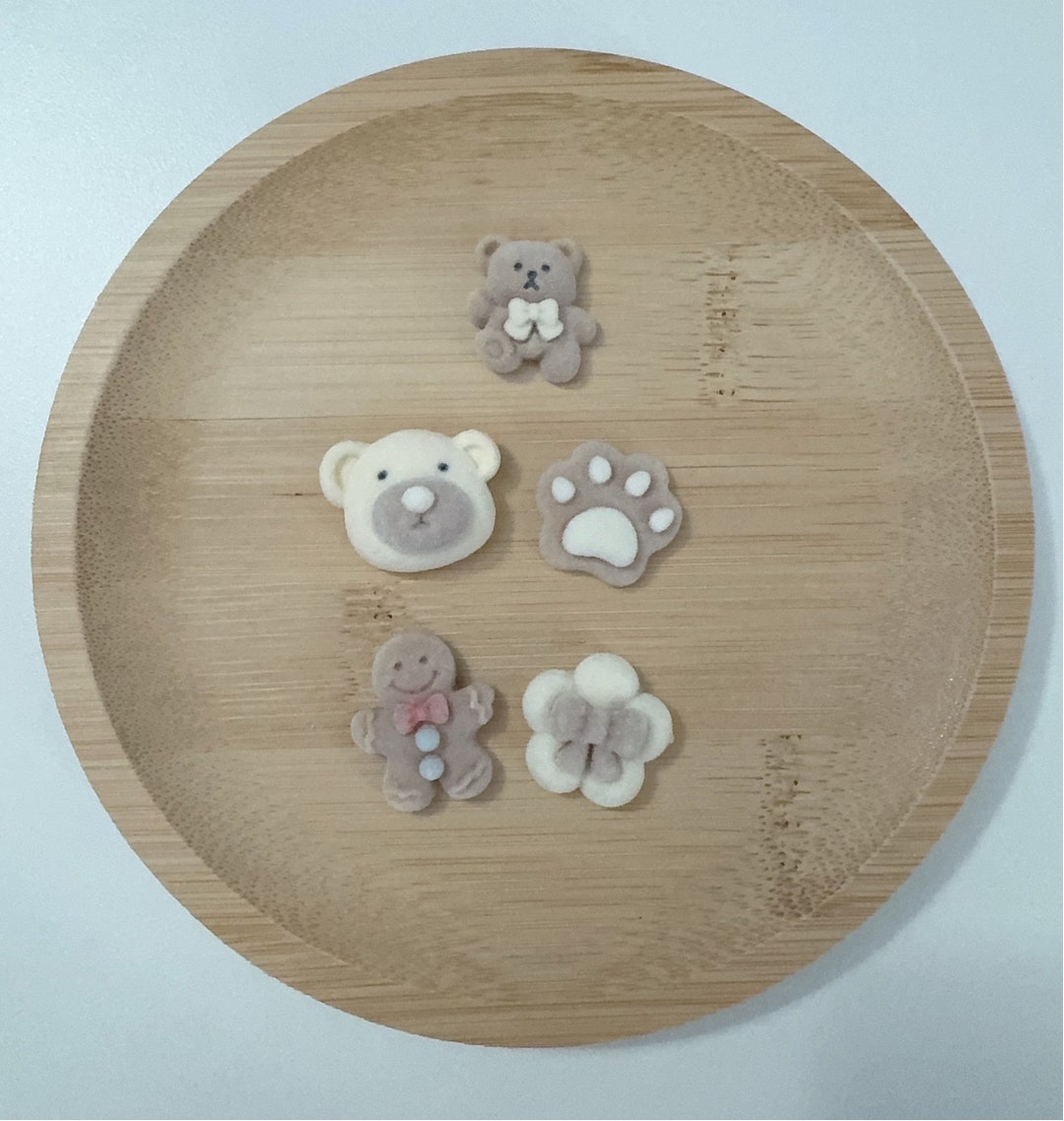 NEW Kawaii Flocking Bear Shoe Croc Charms | Cute Shoe Charms | Animal ...