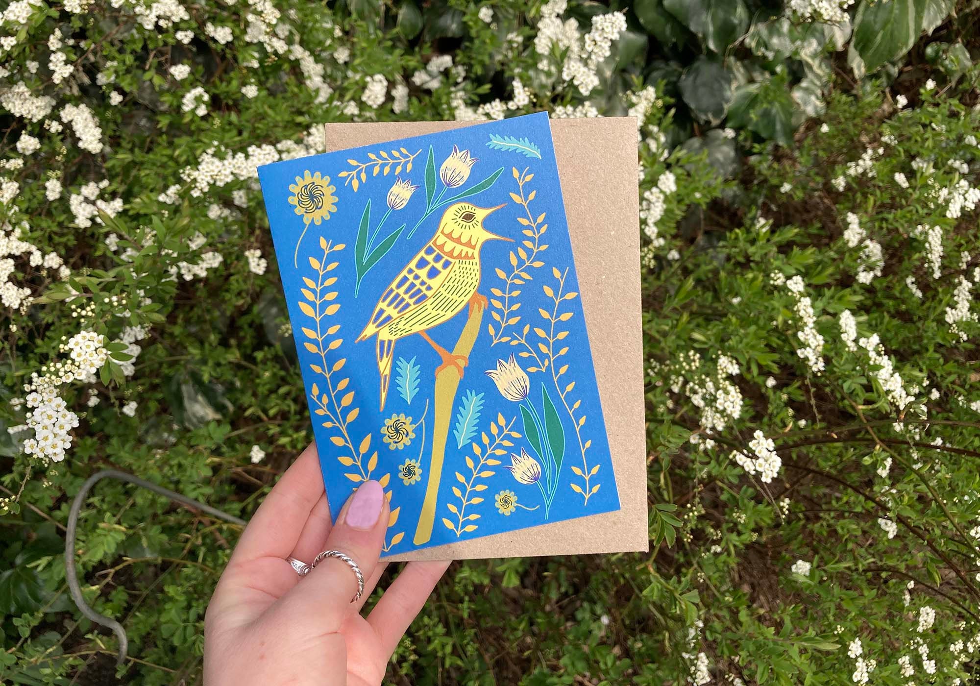 Ukrainian Nightingale A6 Greetings Card - Etsy