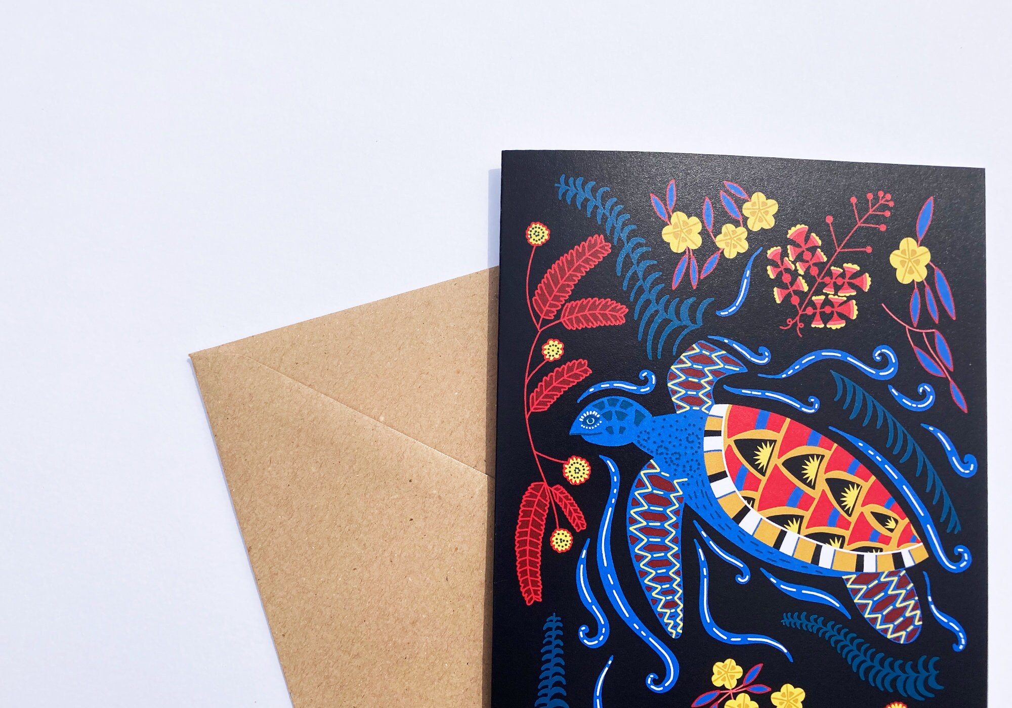 Antigua and Barbuda Hawksbill Turtle A5 Greetings Card - Etsy