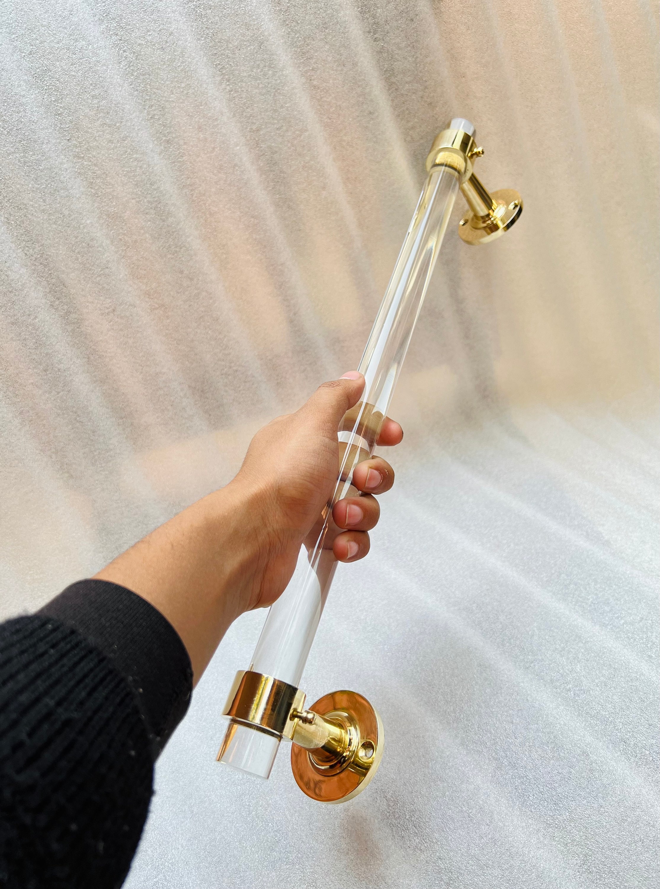 Lucite Towel Bar – Modern Towel Rack Made From Quality Brass Material ...