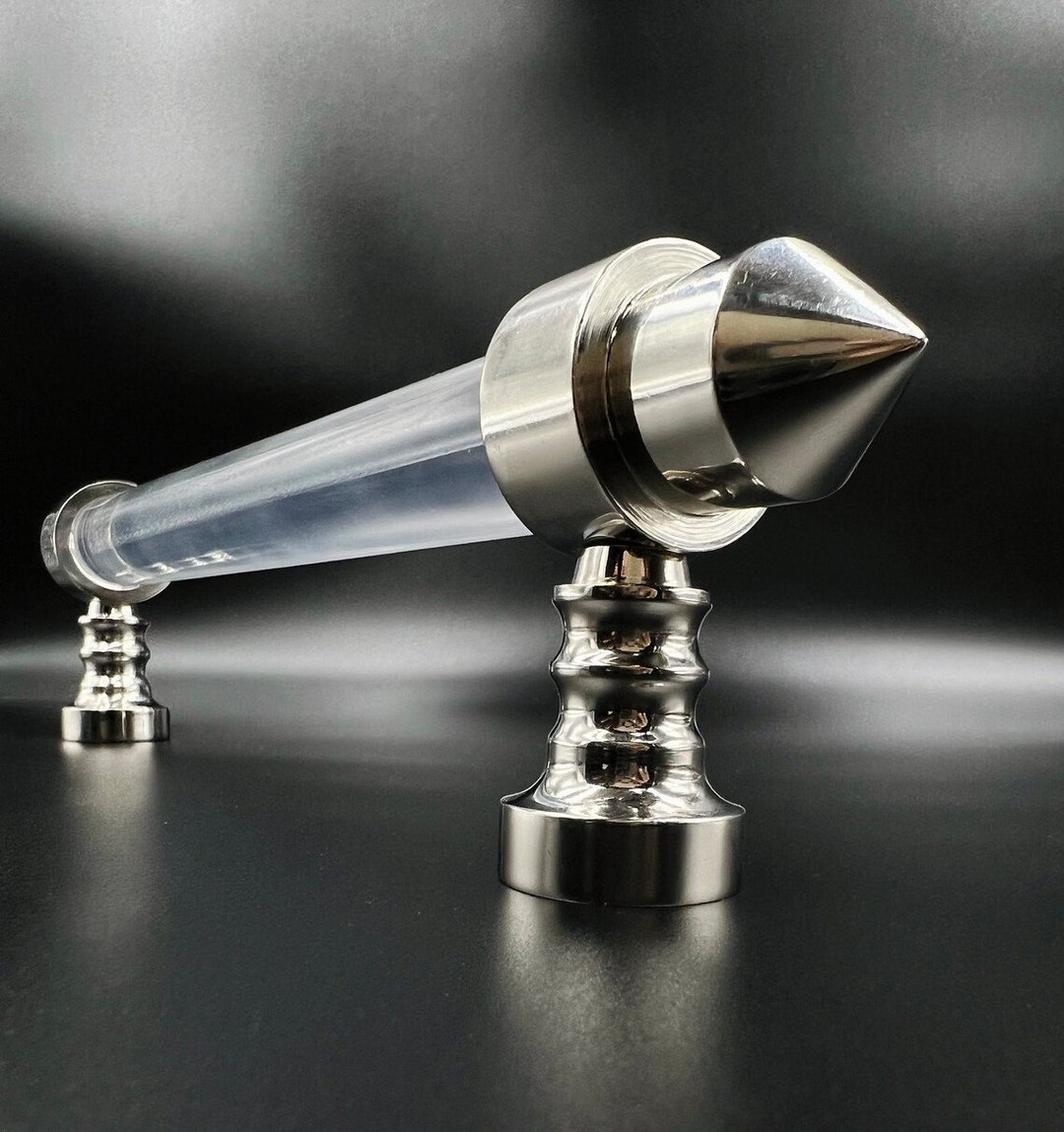 Lucite Door Handle Solid Brass Door Pull Lucite & Brass Hardware Door ...