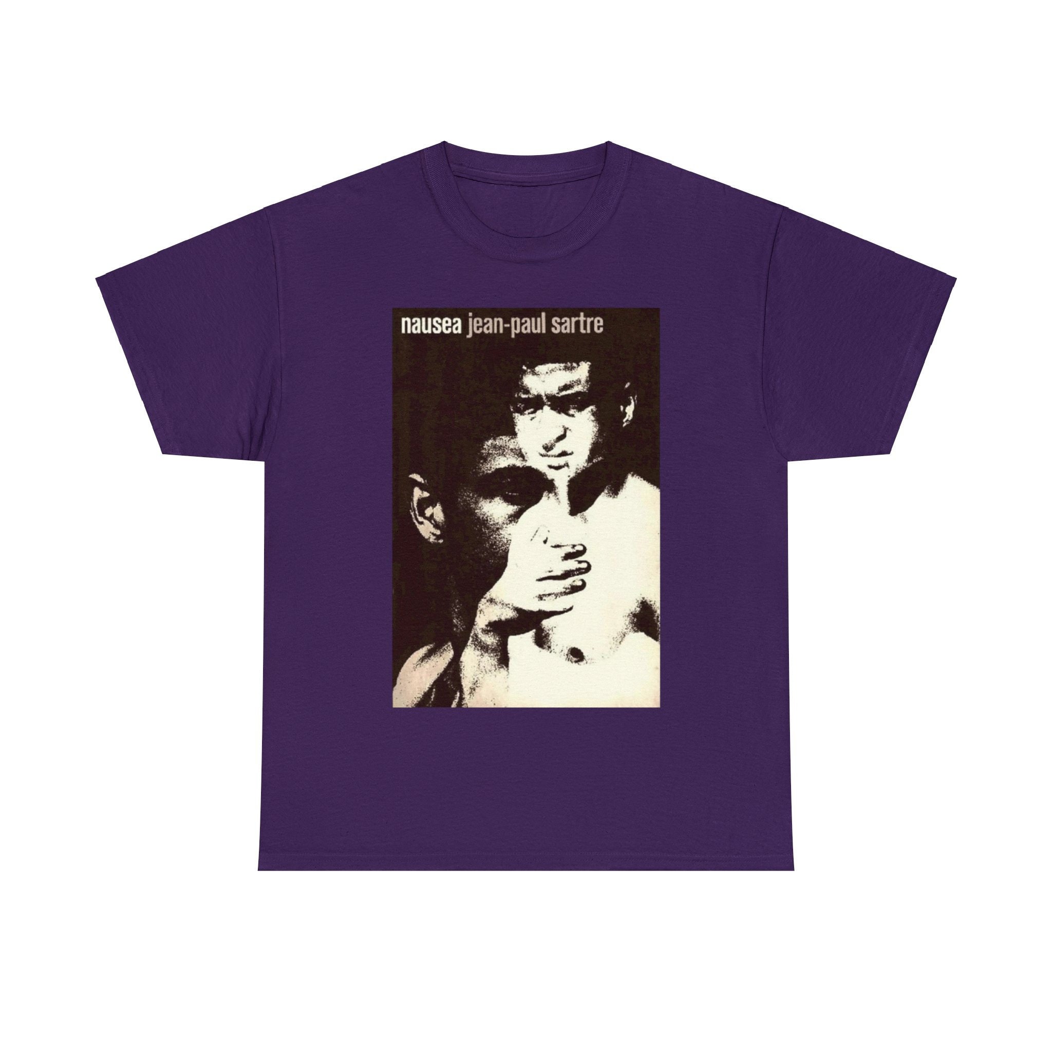 Nausea Book Cover Art Unisex Cotton Tee Shirt Jean-paul Sartre - Etsy
