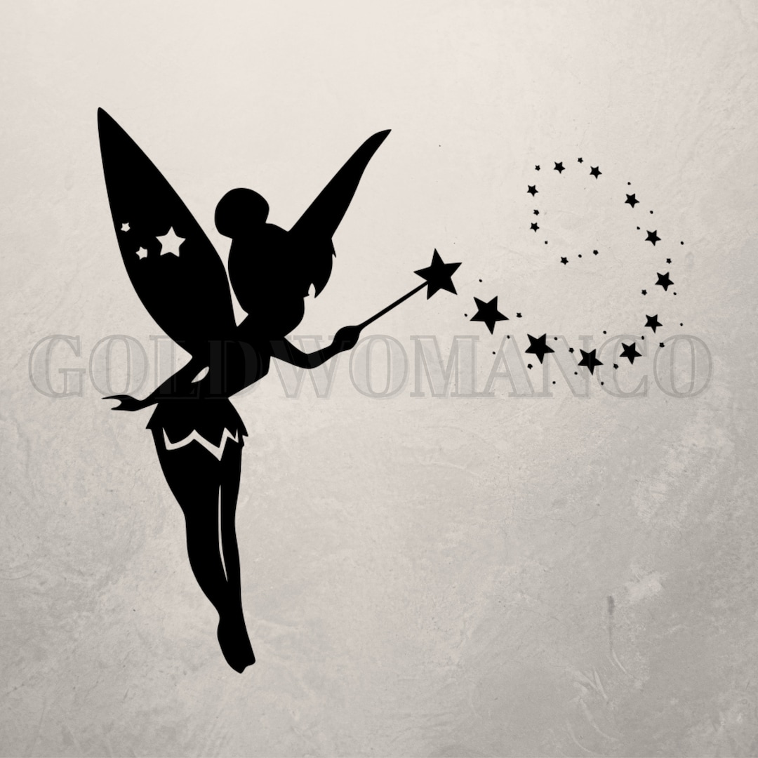 Tinkerbell Svg Cut Files for Criicut Silhouette Clipart - Etsy UK