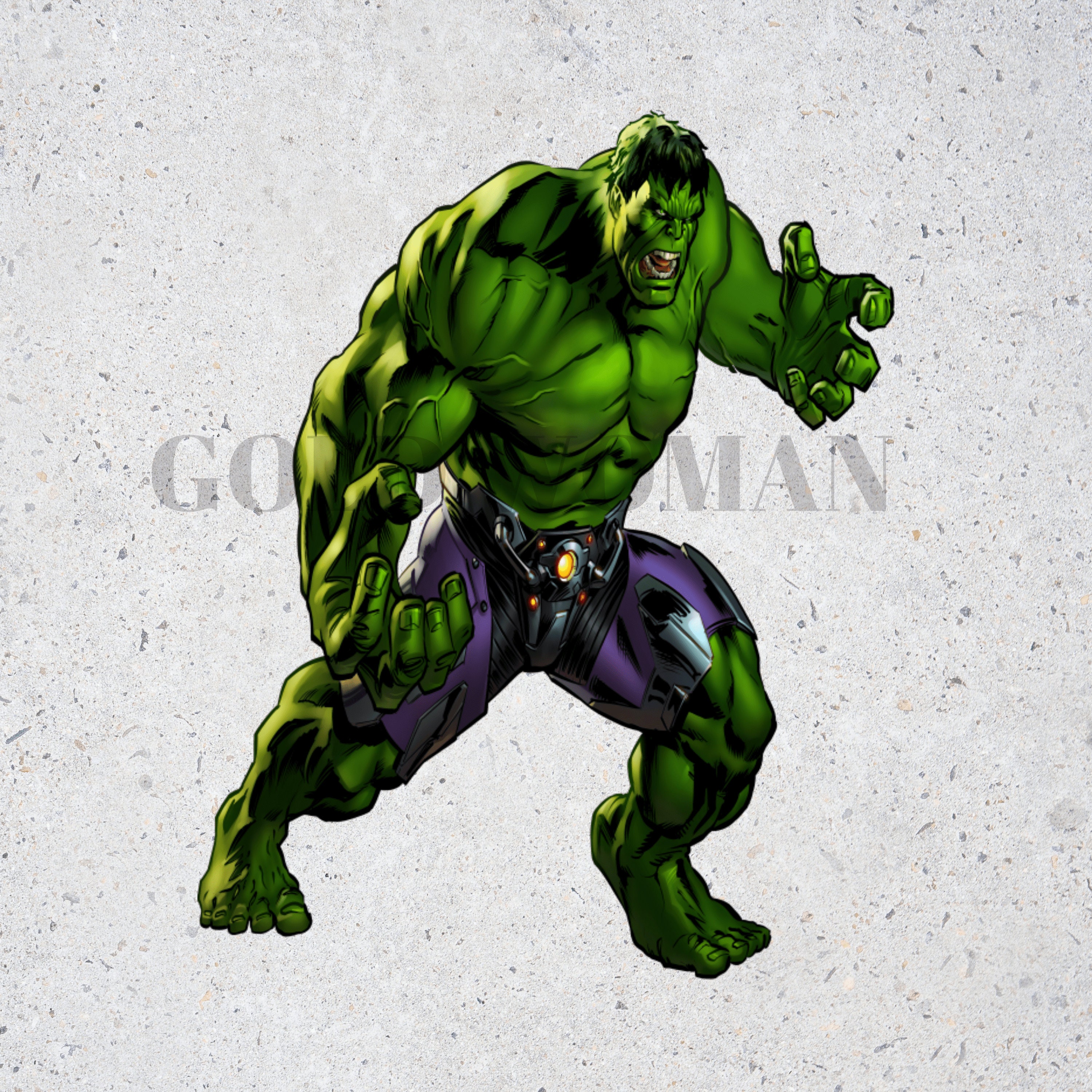 Incredible Hulk Face Comic