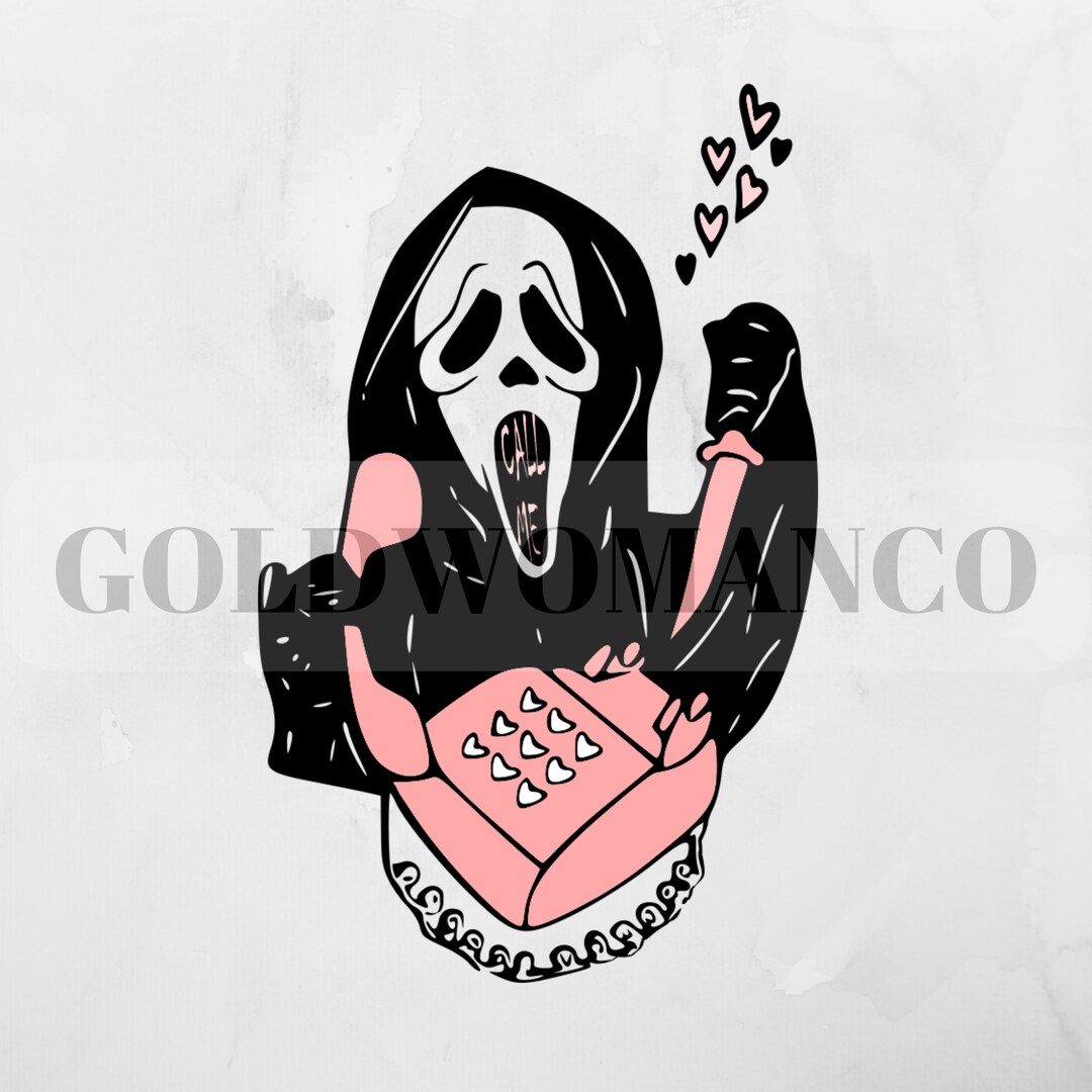 Ghostface Scream Svg, Halloween Svg, Scream Pink Svg, Layered, Digital ...