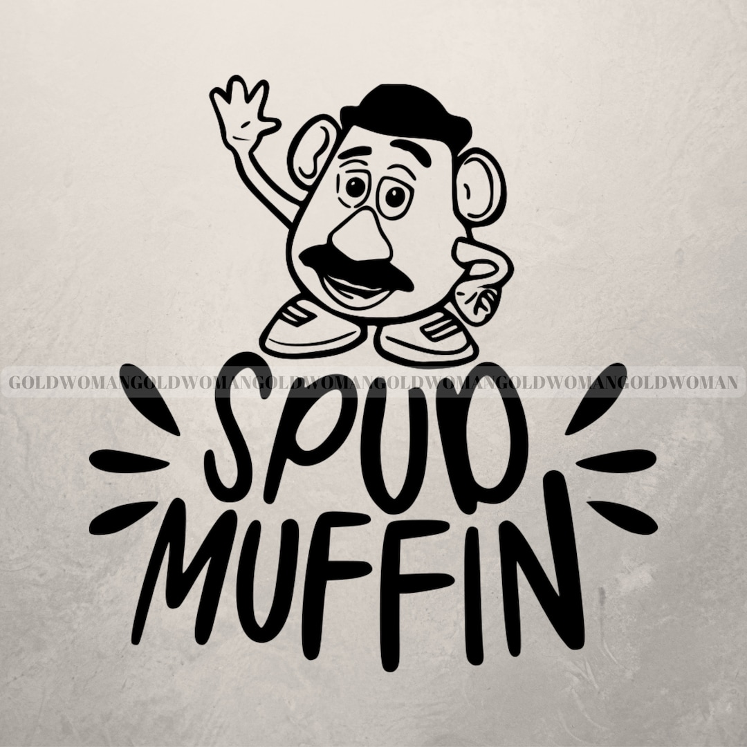 Spud Muffin Svg, Spud Muffin Mr Potato Head Svg, Land Potato Head Svg ...