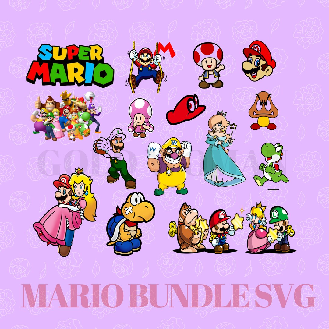 Cartoon Mario Characters