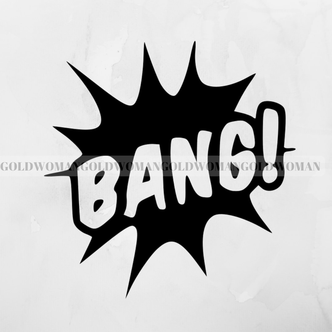 Bang Svg Cut Files for Cricut, Speech Balloon Svg, Digital Download - Etsy