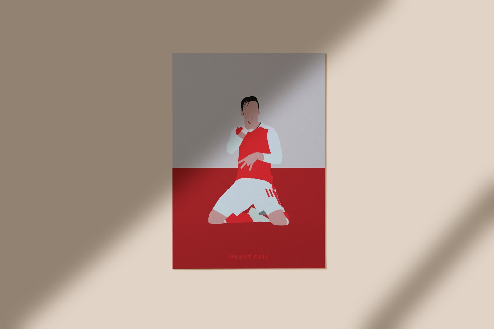 Mesut Ozil Arsenal Football Poster - Etsy