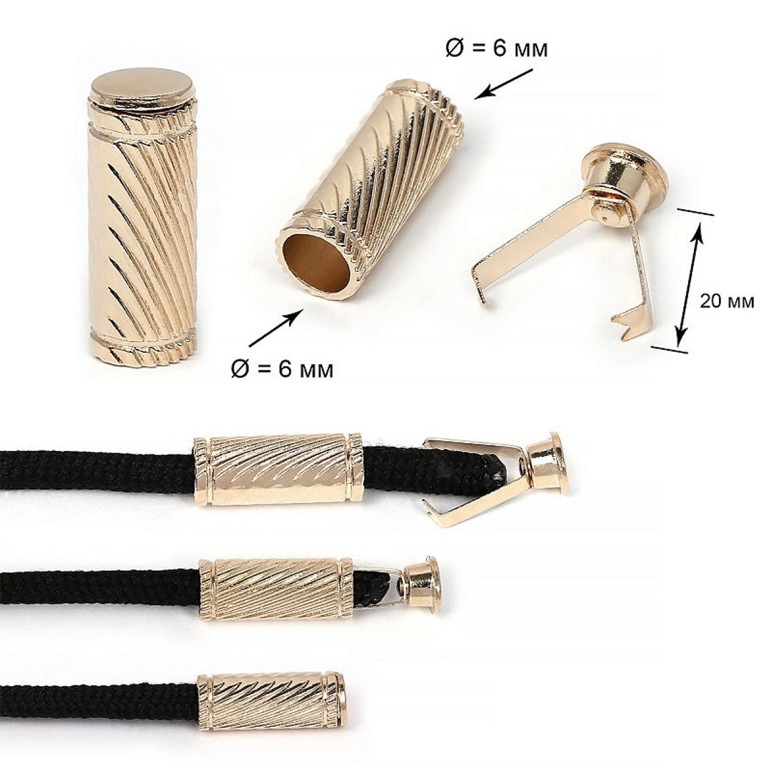 Pack of 10 ten Rustfree Metal End Tips Cord End Tips - Etsy