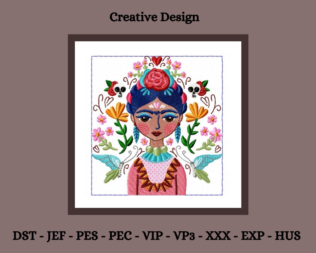 Creative Machine Embroidery Design - Instant Download - Etsy