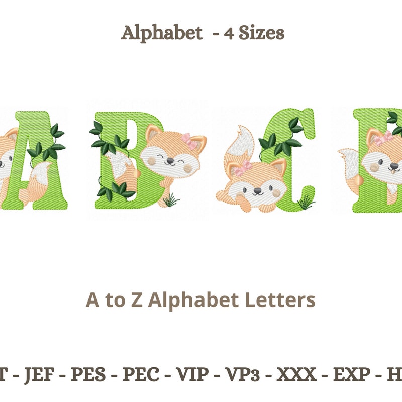 Embroidery Alphabet - Etsy