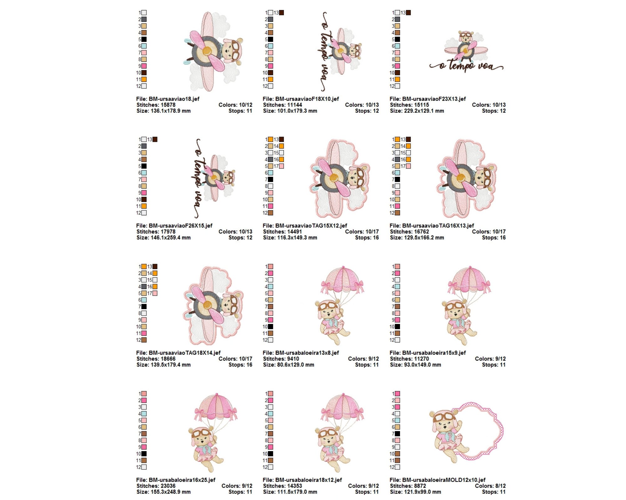 Cartoon Embroidery Design Machine Embroidery Pattern 30 - Etsy