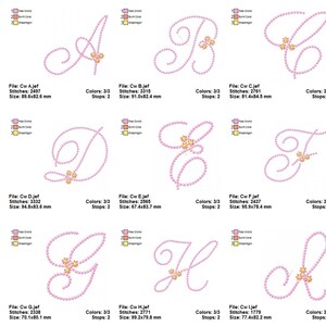 Classic Alphabet Embroidery Design-font-monogram-instant Download ...
