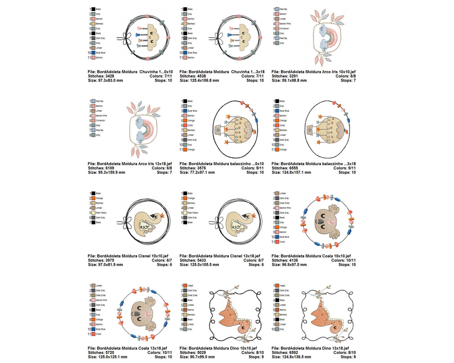 Creative Embroidery Design Machine Embroidery Design 20 - Etsy