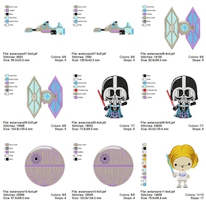 Star Wars Embroidery Designs, Star Wars Movie Machine Embroidery Design ...