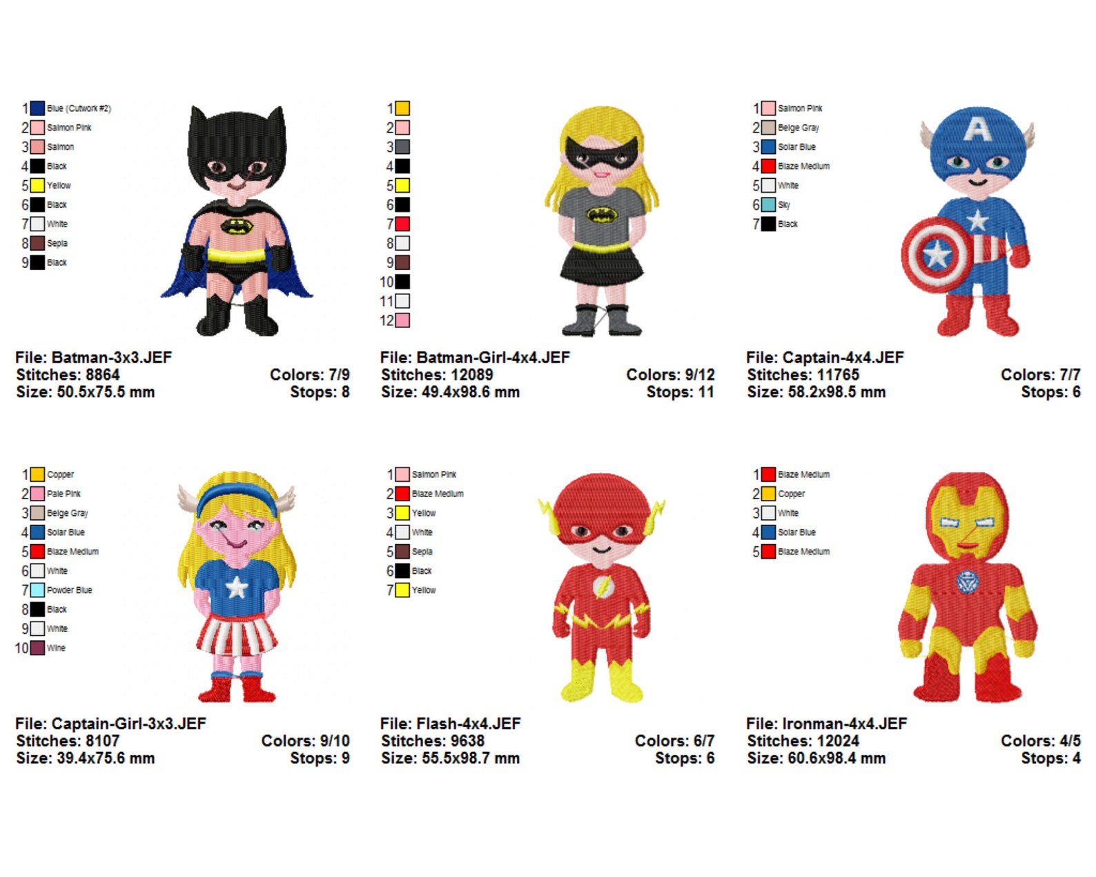 Super Hero Embroidery Designs, Baby Hero Machine Embroidery Design ...