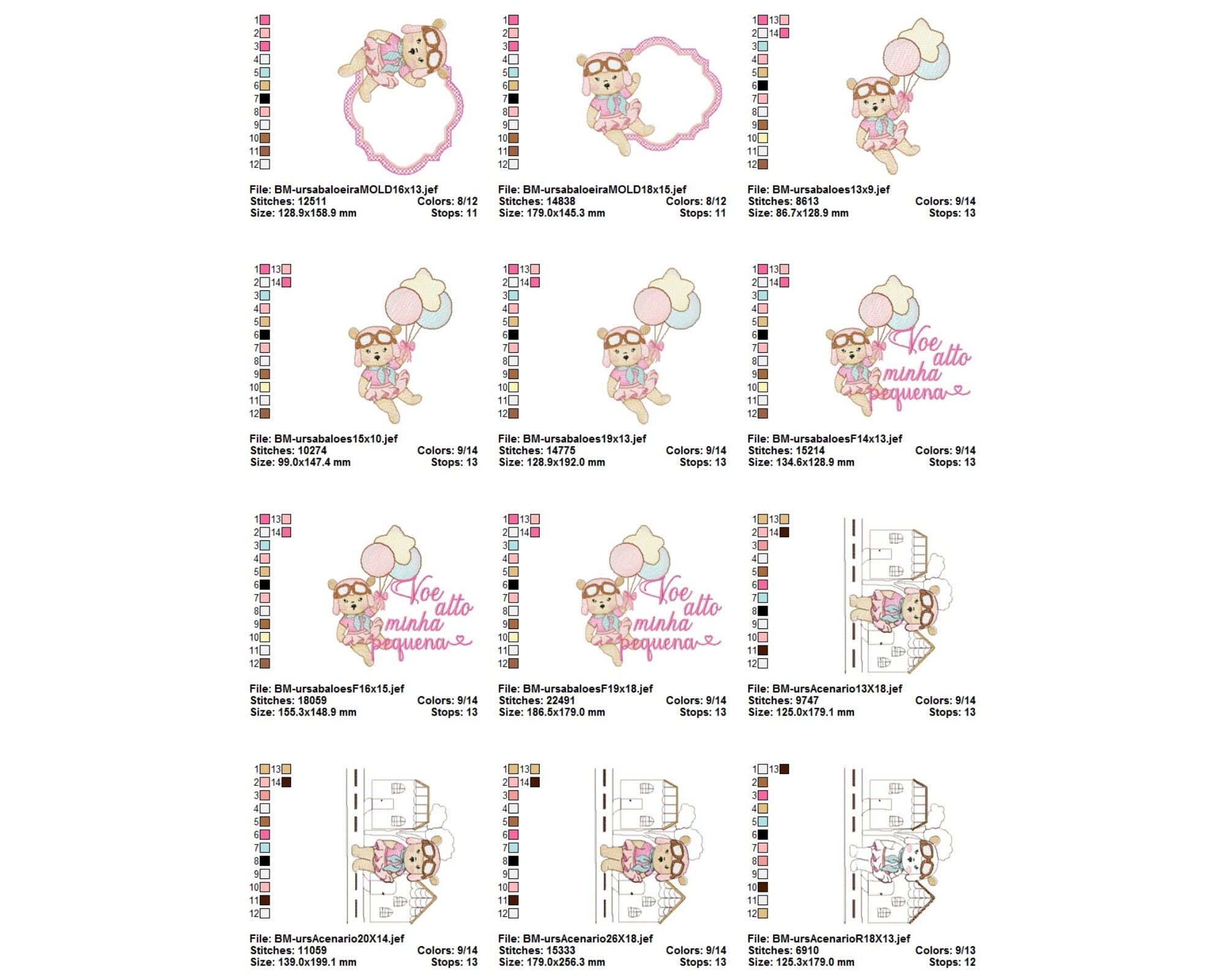 Cartoon Embroidery Design Machine Embroidery Pattern 30 - Etsy