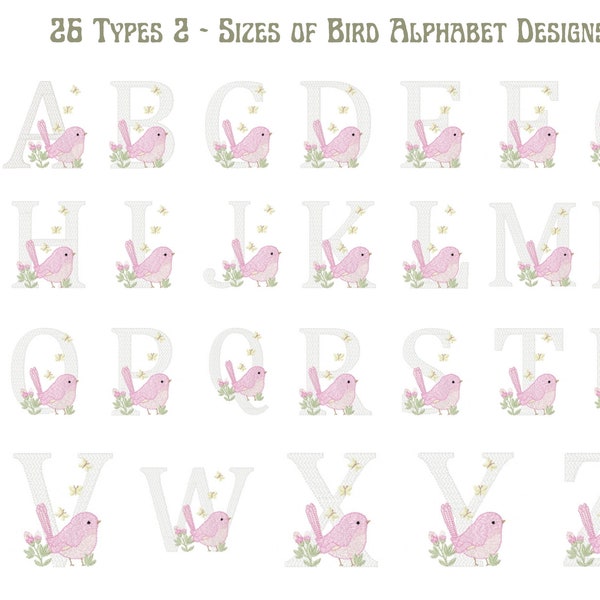 Digitized Alphabet - Etsy