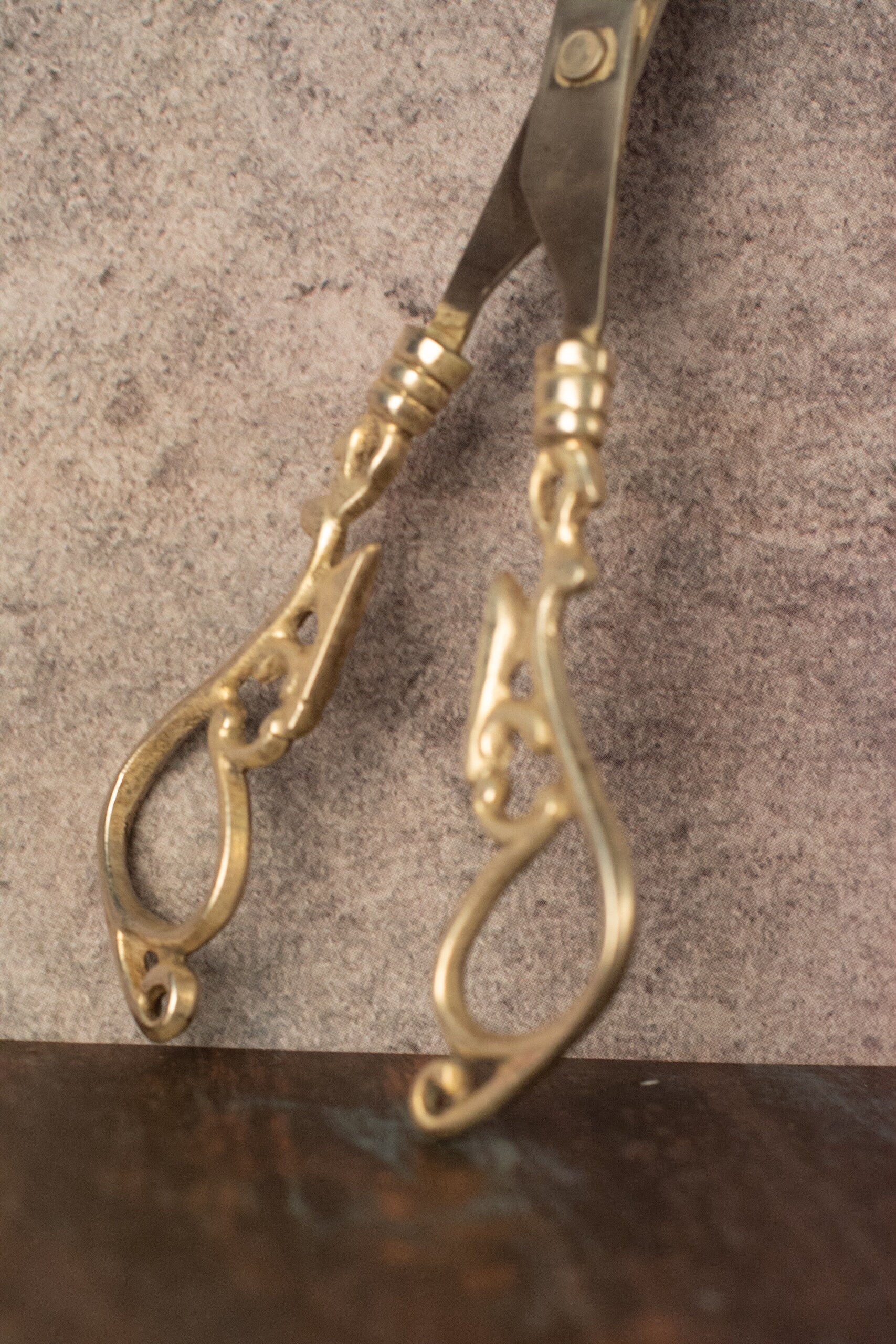 Vintage Decorative Scissors Tailor Scissor Antique Brass - Etsy