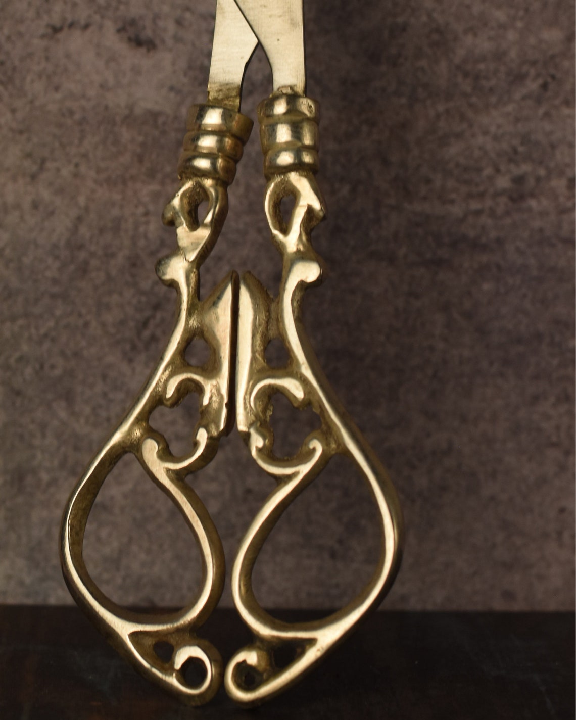 Vintage Decorative Scissors Tailor Scissor Antique Brass - Etsy