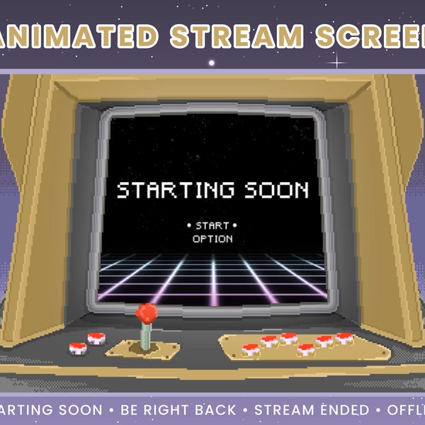 Arcade Twitch Overlay - Etsy