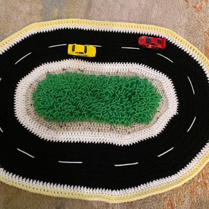 Crochet Race Track Rug - Etsy