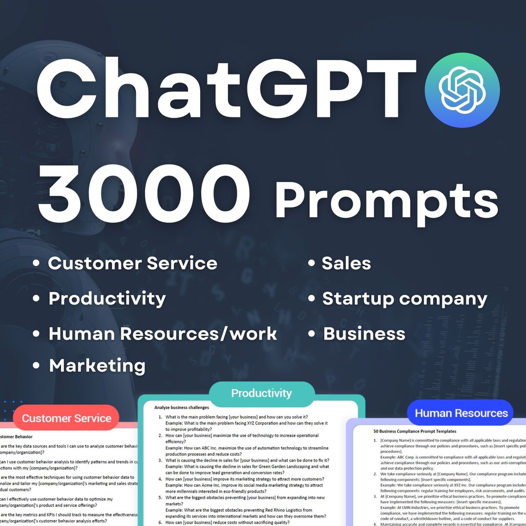 Chatgpt Prompts Train Chatgpt Learn Chatgpt AI Prompts - Etsy