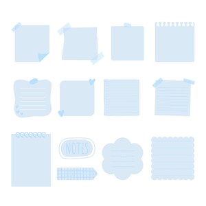 122 Digital Sticky Notes, Digital Stickers, Png Stickers, Goodnotes ...