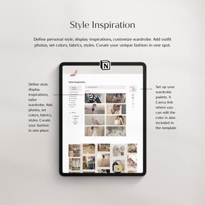 Notion Template Wardrobe Manager | Notion Outfit Planner | Notion ...