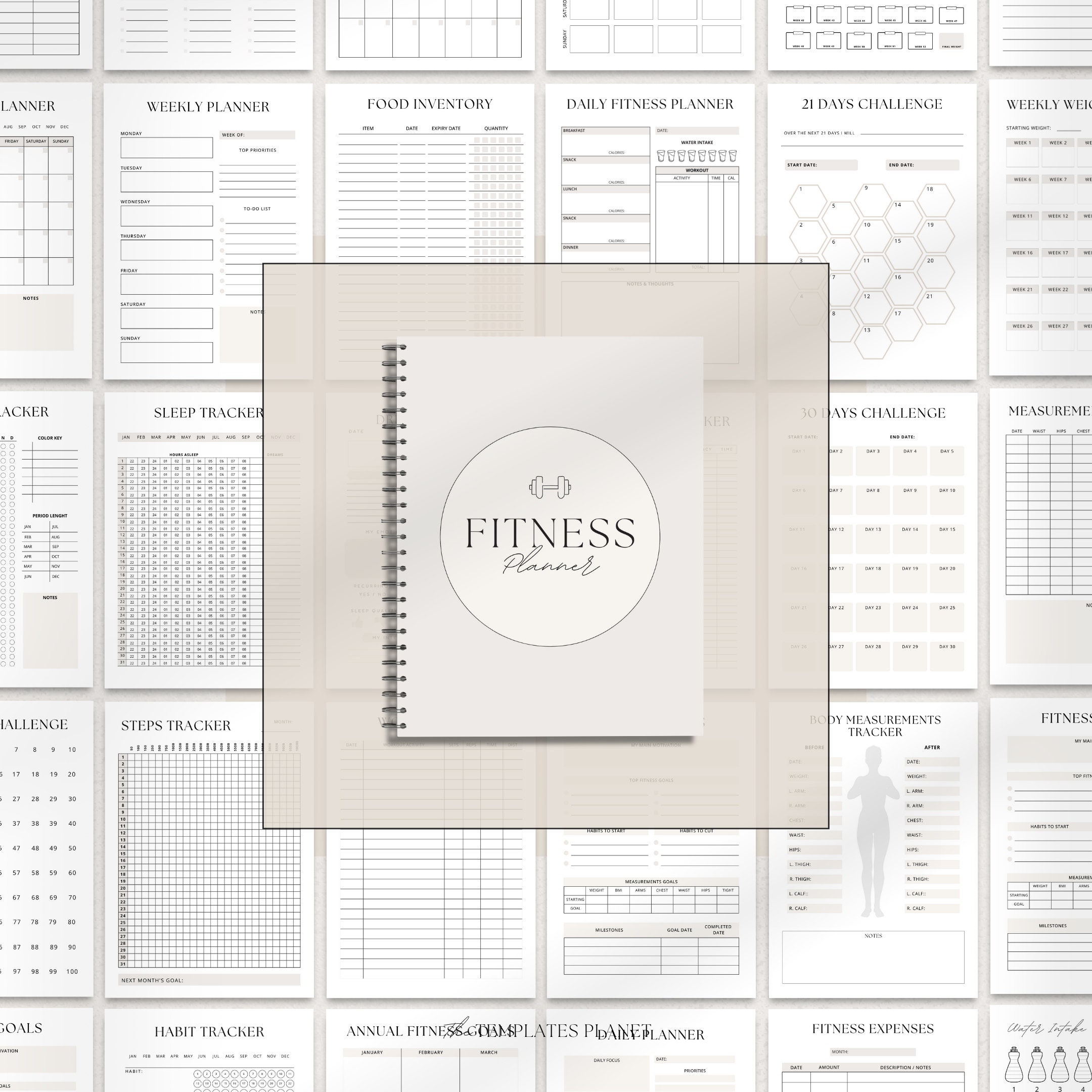Fitness Planner, Workout Planner, Workout Tracker, Meal Planner ...