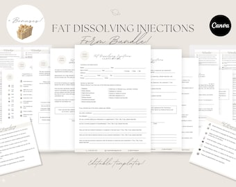 Fat Dissolving Injections Business Forms, Fat Dissolve Consent, Fat ...