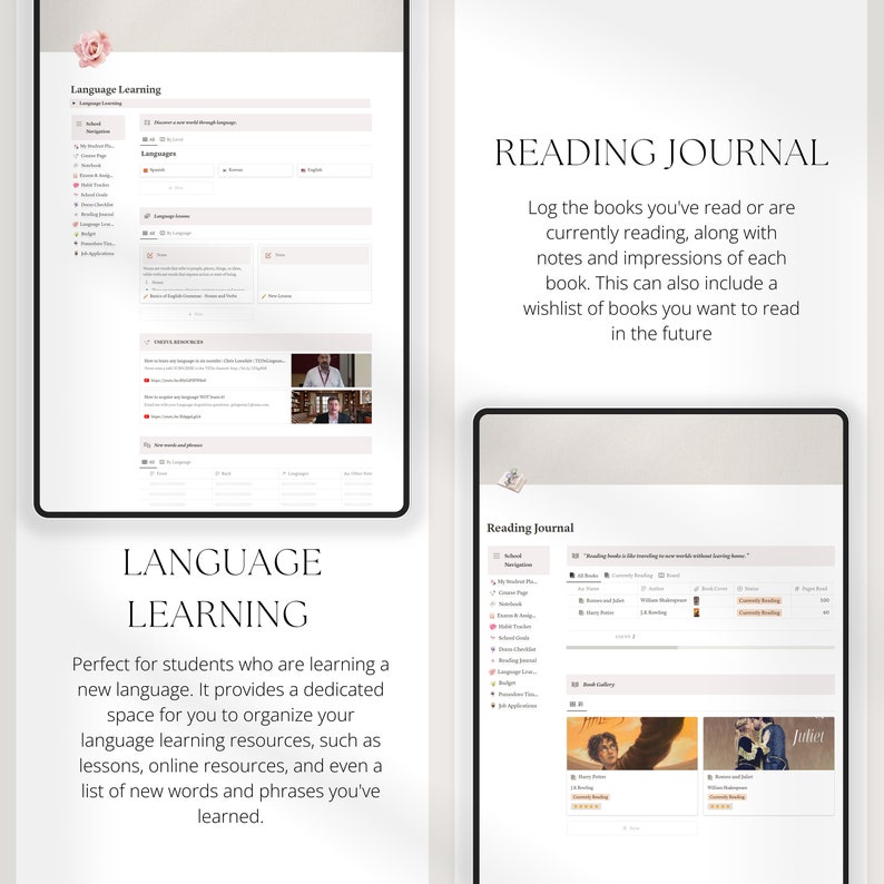 Notion Template Student Planner, Academic Planner, Notion Dashboard ... Notion Template Student Planner, Academic Planner, Notion Dashboard ...