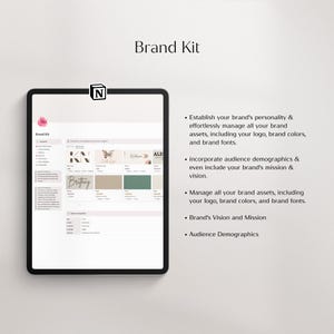 Notion Template Social Media Planner | Content Planner | Content ...