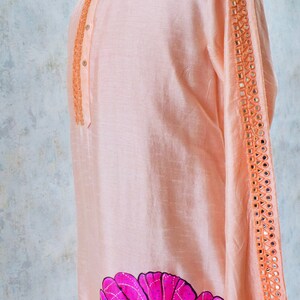 Mirror Work Hand Painted Kurta for Men - Etsy