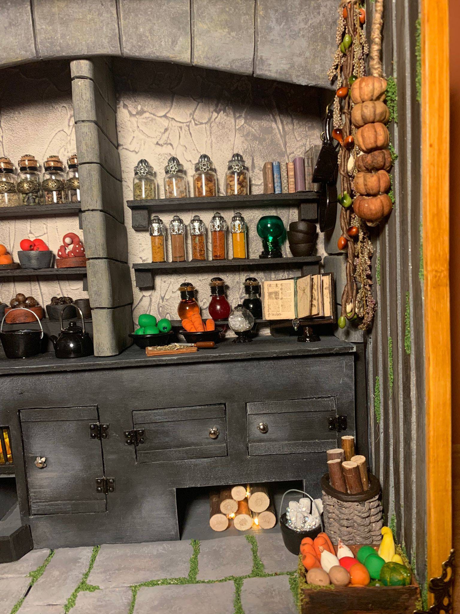 Miniature Witch House Wizard House Witch Kitchen Diorama. - Etsy UK