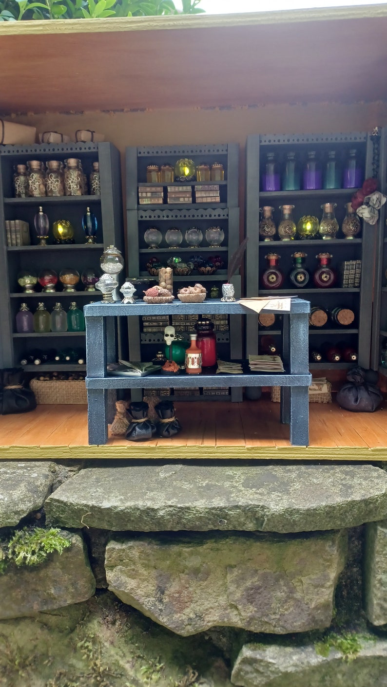 Miniature Witch House, Witch Potion Room, Witch Magic Shop, Wizard ...