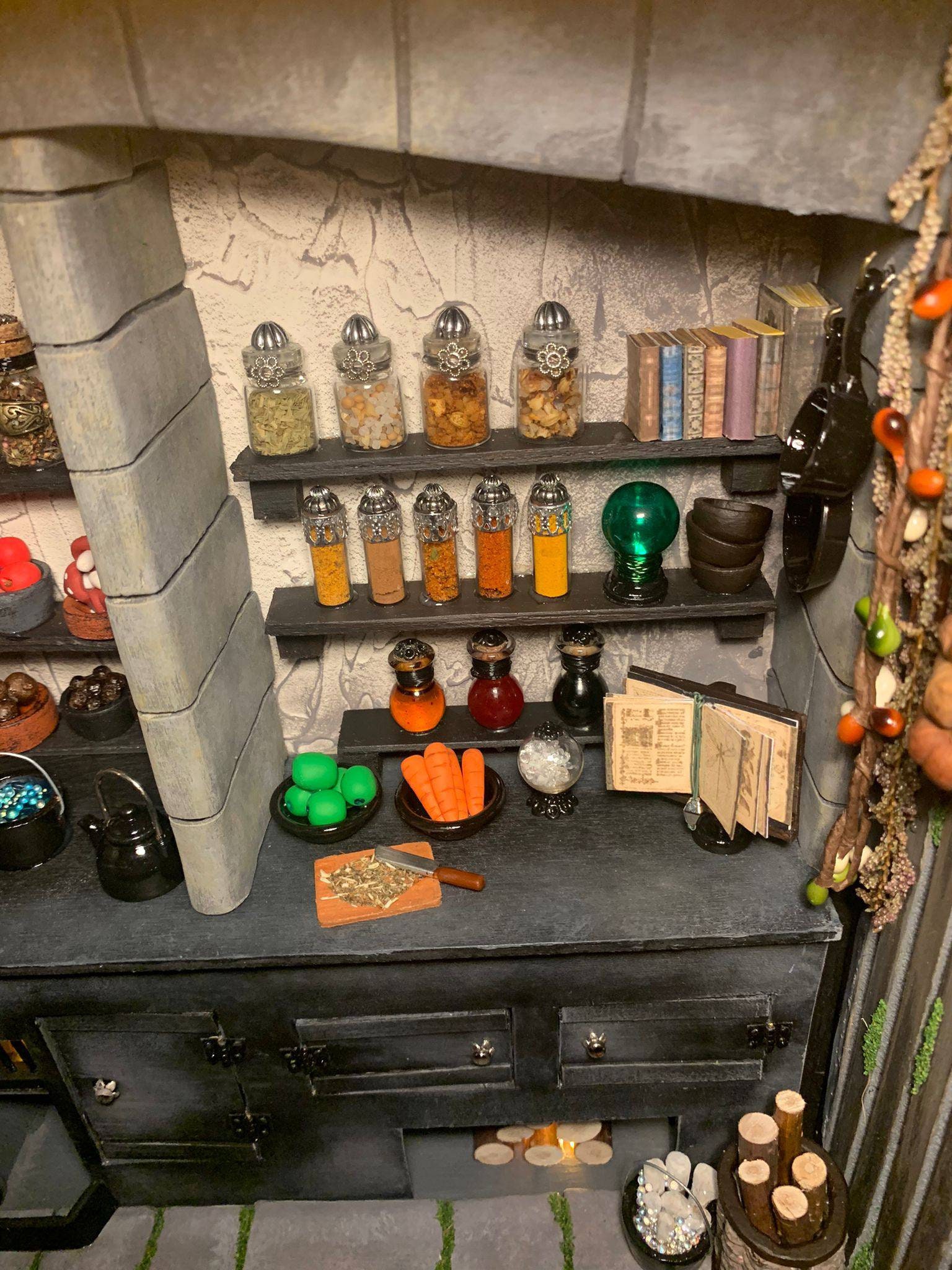Miniature Witch House Wizard House Witch Kitchen Diorama. - Etsy UK