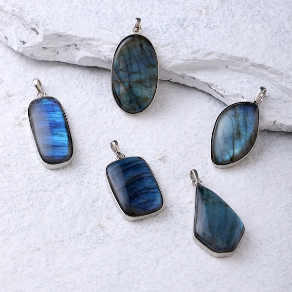 Large Stone Pendant - Etsy