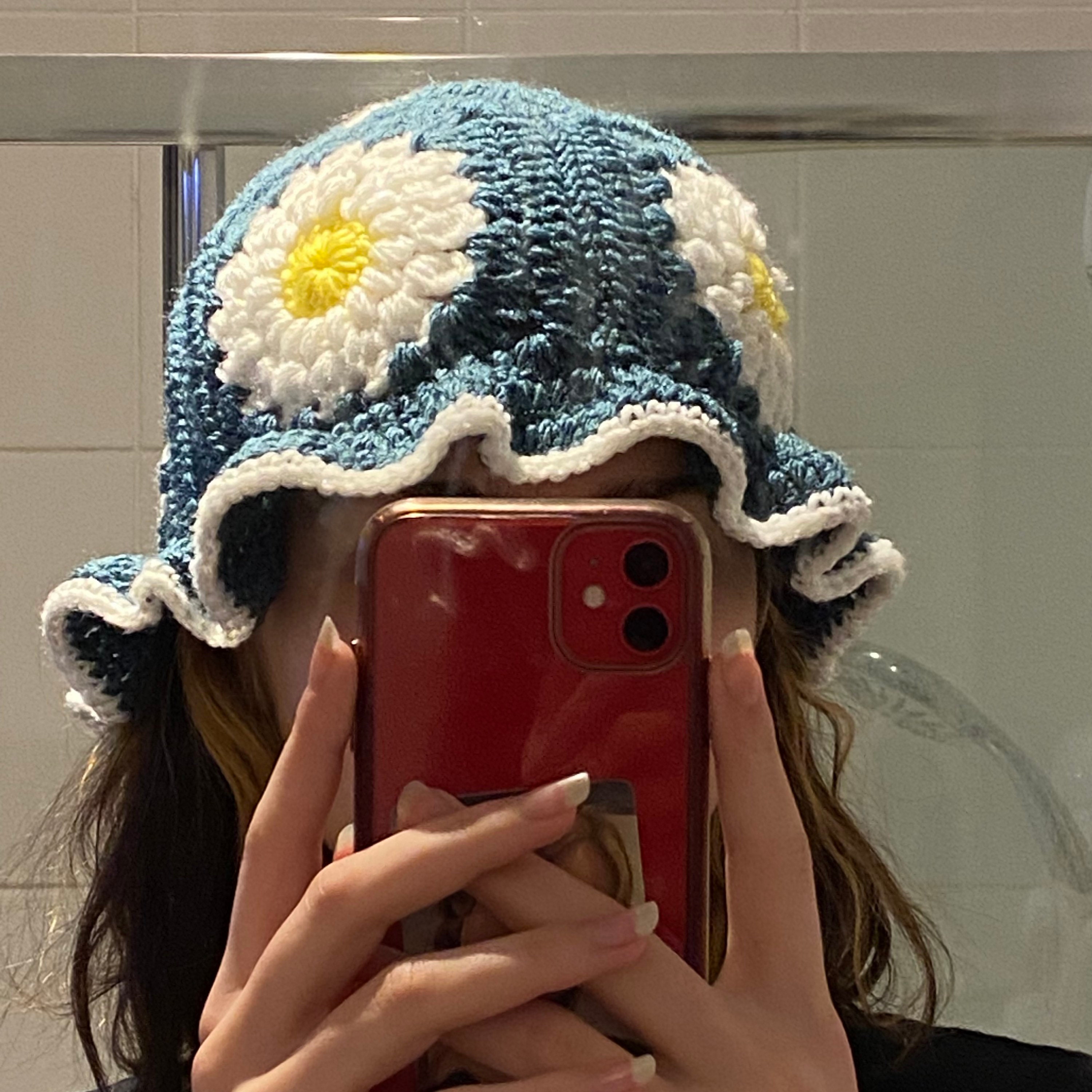 Crochet Daisy Bucket Hat - Etsy