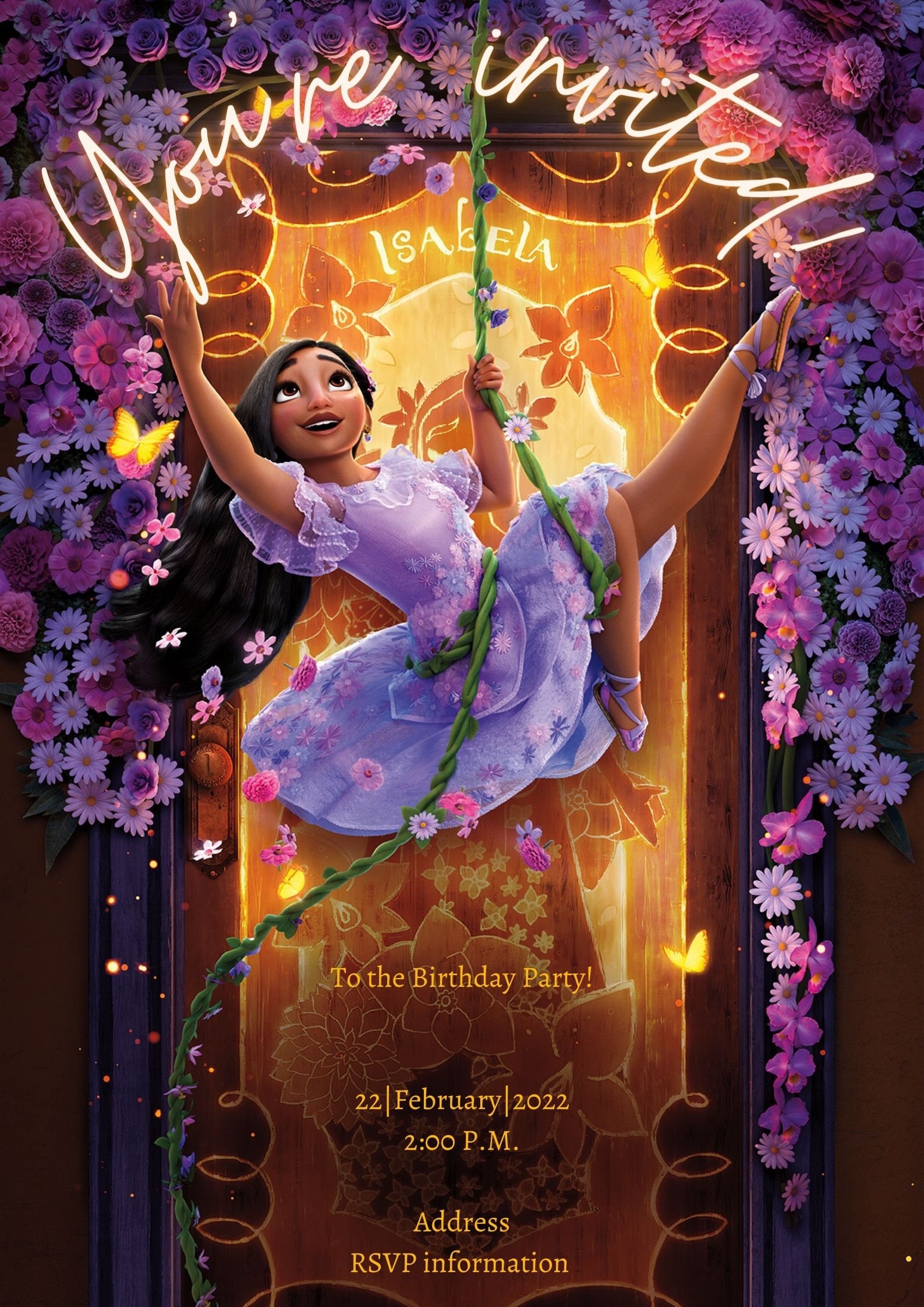 Isabella- Encanto Party Invitation - Etsy