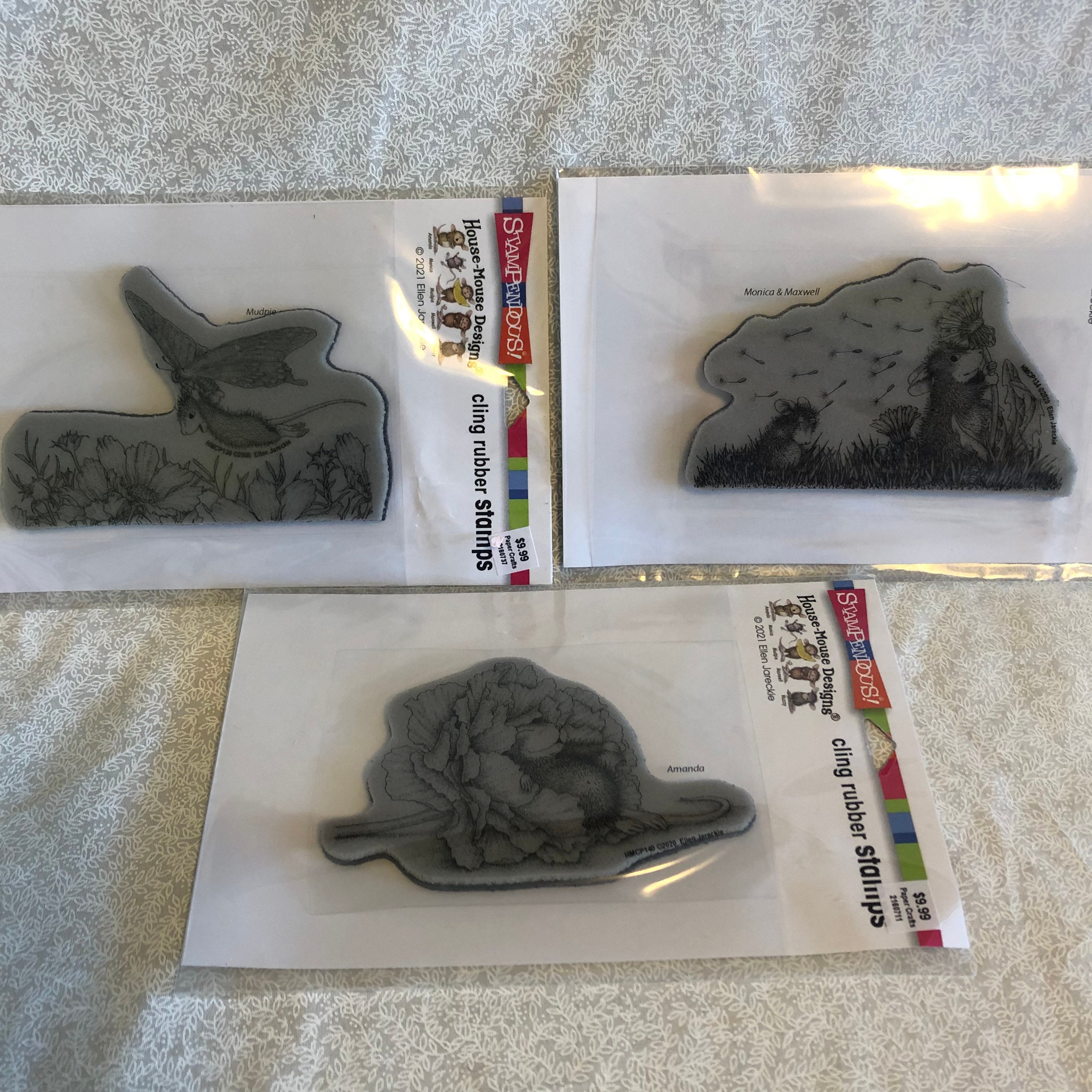 Stampendous House Mouse Designs Cling Mount Stamp Sets New - Etsy