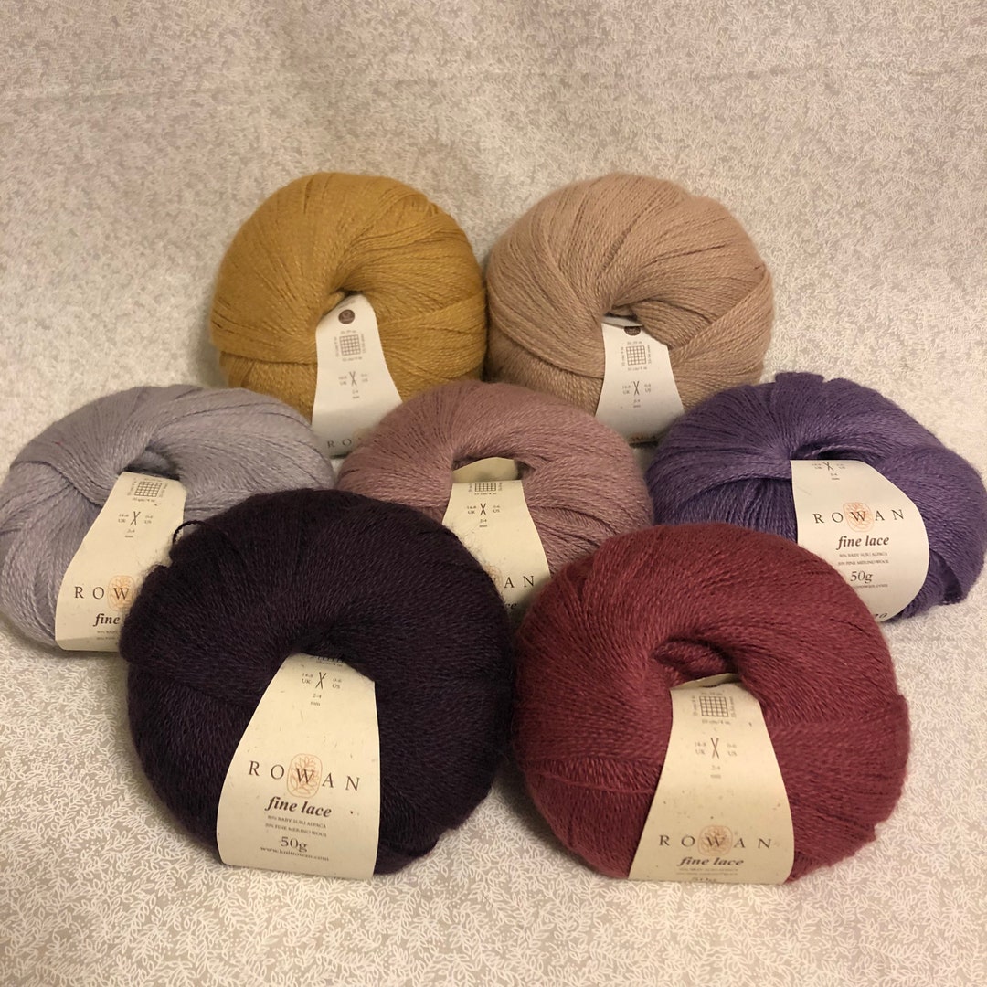 Rowan Fine Lace Baby Suri Alpaca and Fine Merino Wool - New With Labels ...