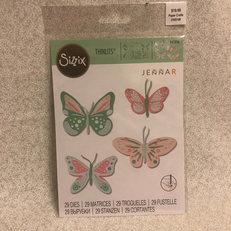 Sizzix Thinlets Die Sets - New in Package! Designed by Jennar , Lisa Jones and Olivia Rose - Etsy