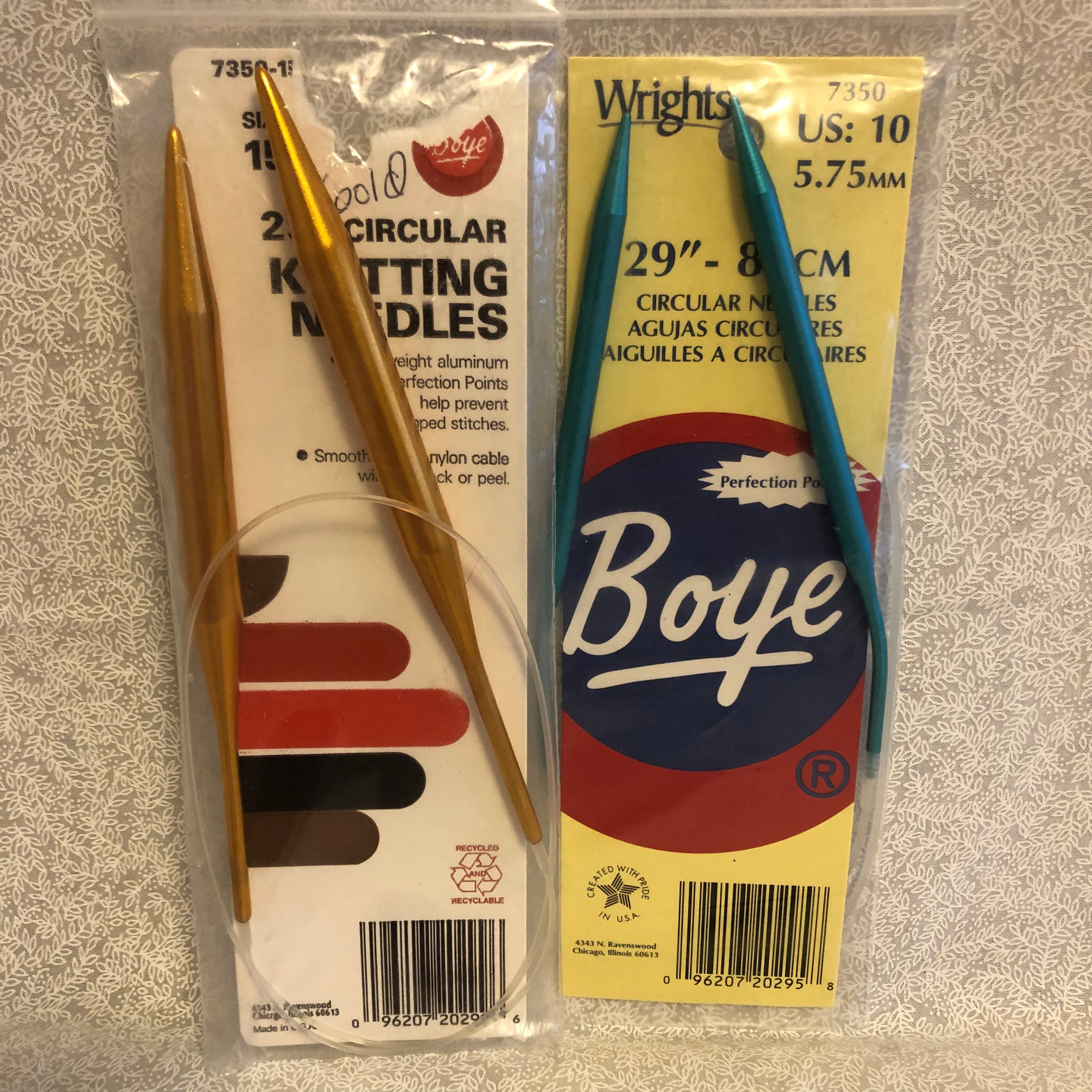 Boye Knitting Circular Needles - You Choose Sizes - Etsy