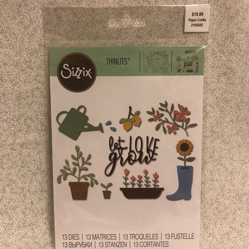 Sizzix Thinlets Die Sets - New in Package! Designed by Jennar , Lisa Jones and Olivia Rose - Etsy