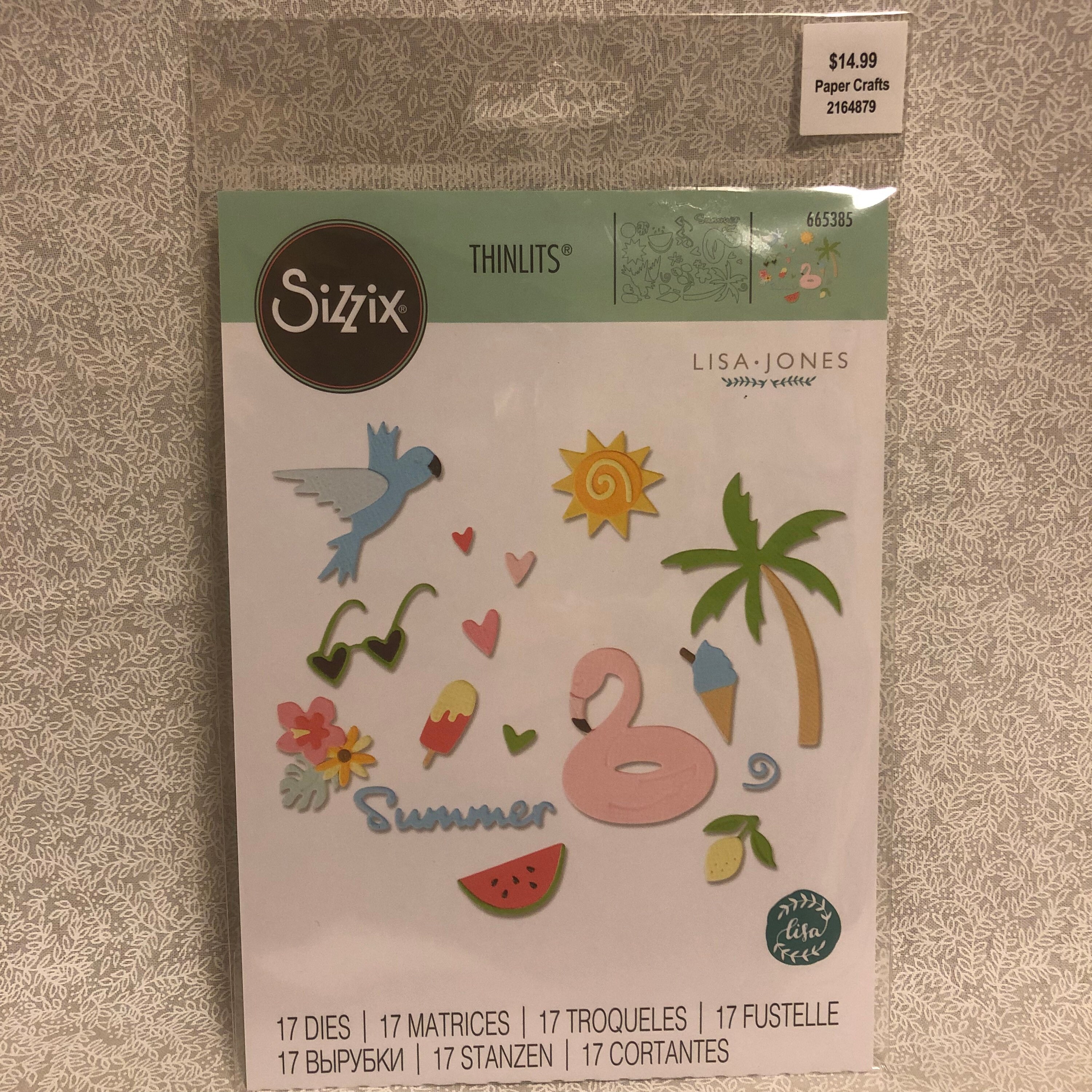Sizzix Thinlets Die Sets New in Package Designed by Jennar , Lisa Jones ...