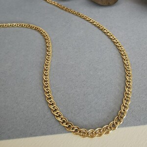 Nonna Chain* 14K Gold Nonna Chain Necklace for Men Gifts* Double Curb ...