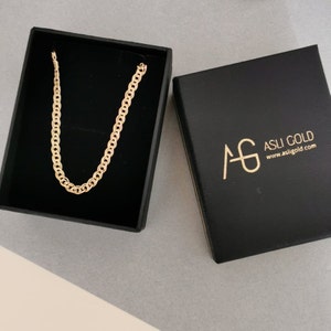 Nonna Chain* 14K Gold Nonna Chain Necklace for Men Gifts* Double Curb ...