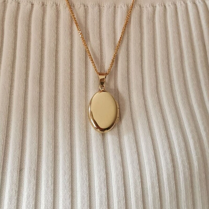 Oval Locket Pendant - Etsy